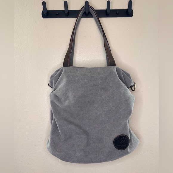 Farmhouse is my style | Bags | New Farmhouse Style Heavy Canvas Leather ...